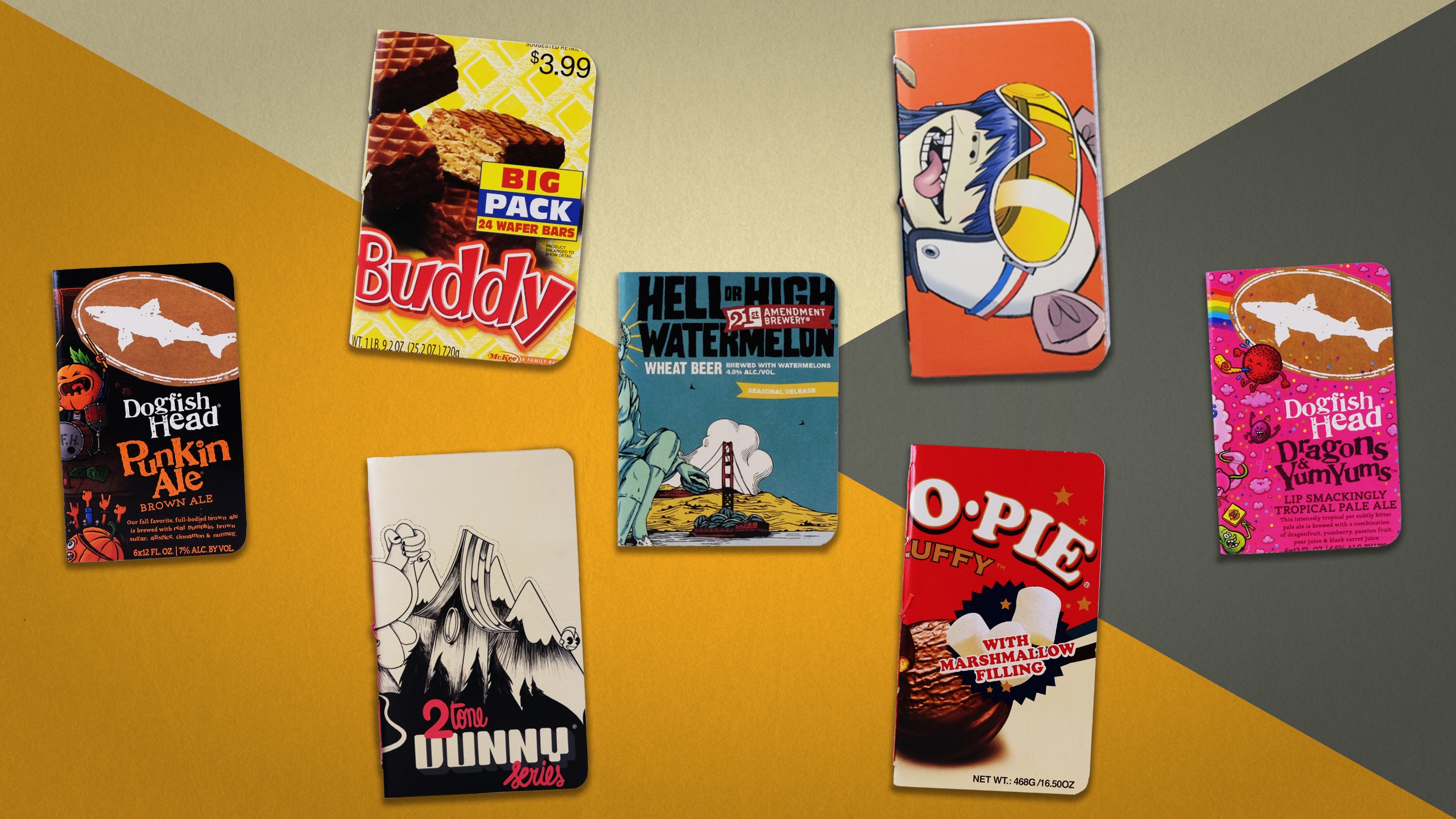 Upcycled Notebooks – The Raven and the Goose